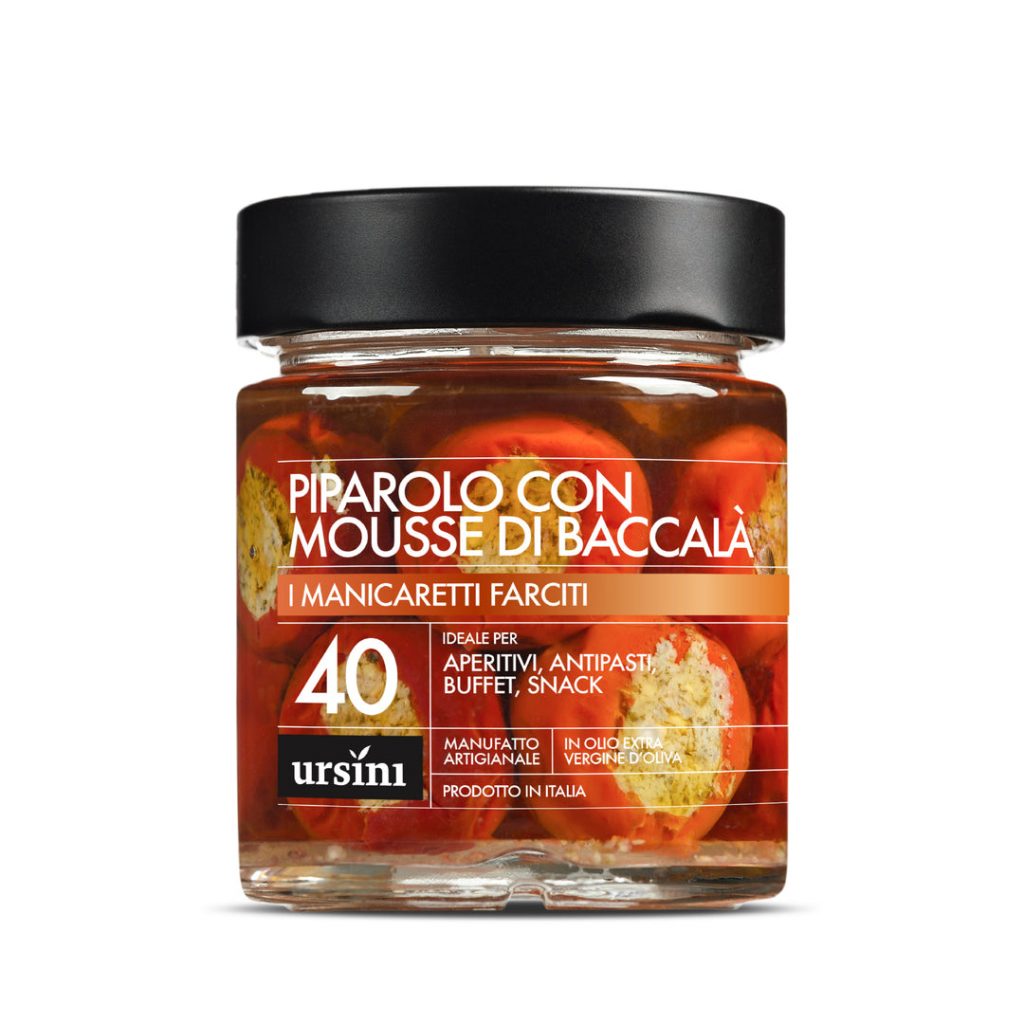 Stuffed hot peppers with Cod mousse in Olive Oil - Fine Foods Collection